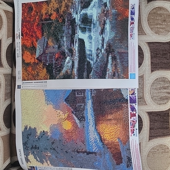 Wall Decor | Lot Of 2 Cabin Diamond Paintings | Poshmark